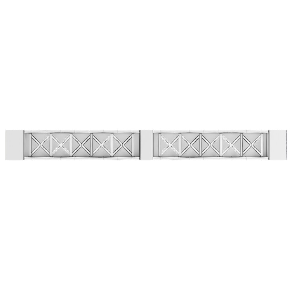 Factory Front Wall Upper 3D model - Download Building components on ...
