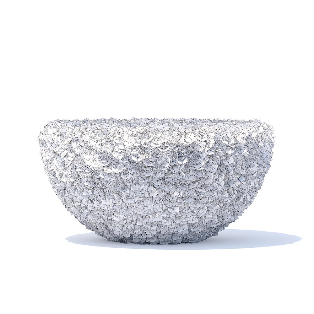 Half-Sphere Red Hedge 3D model - Download Bushes on 3DModels.org