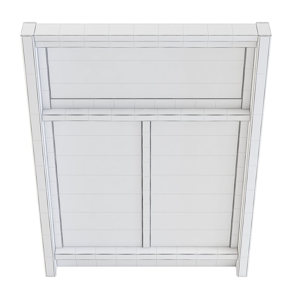 Factory Side Wall 3D model - Download Building components on 3DModels.org