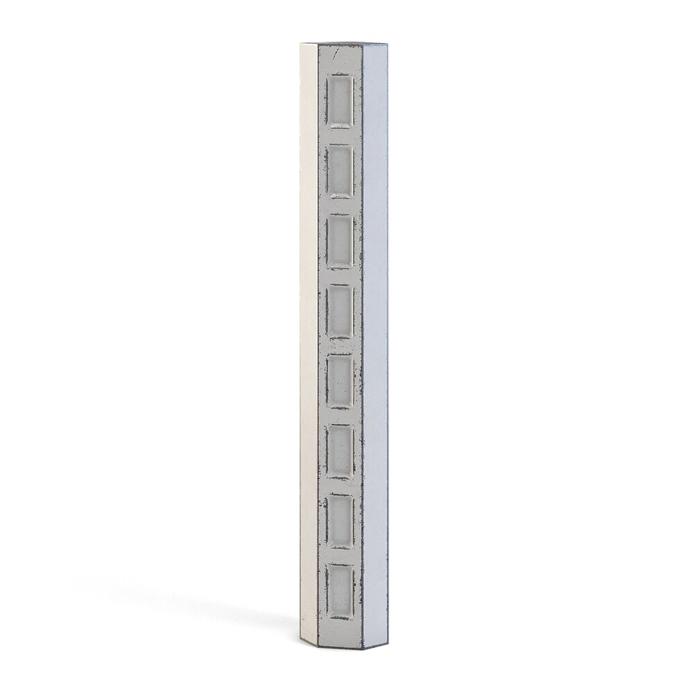 Futuristic Apartment Wall Corner 3D model - Download Building ...