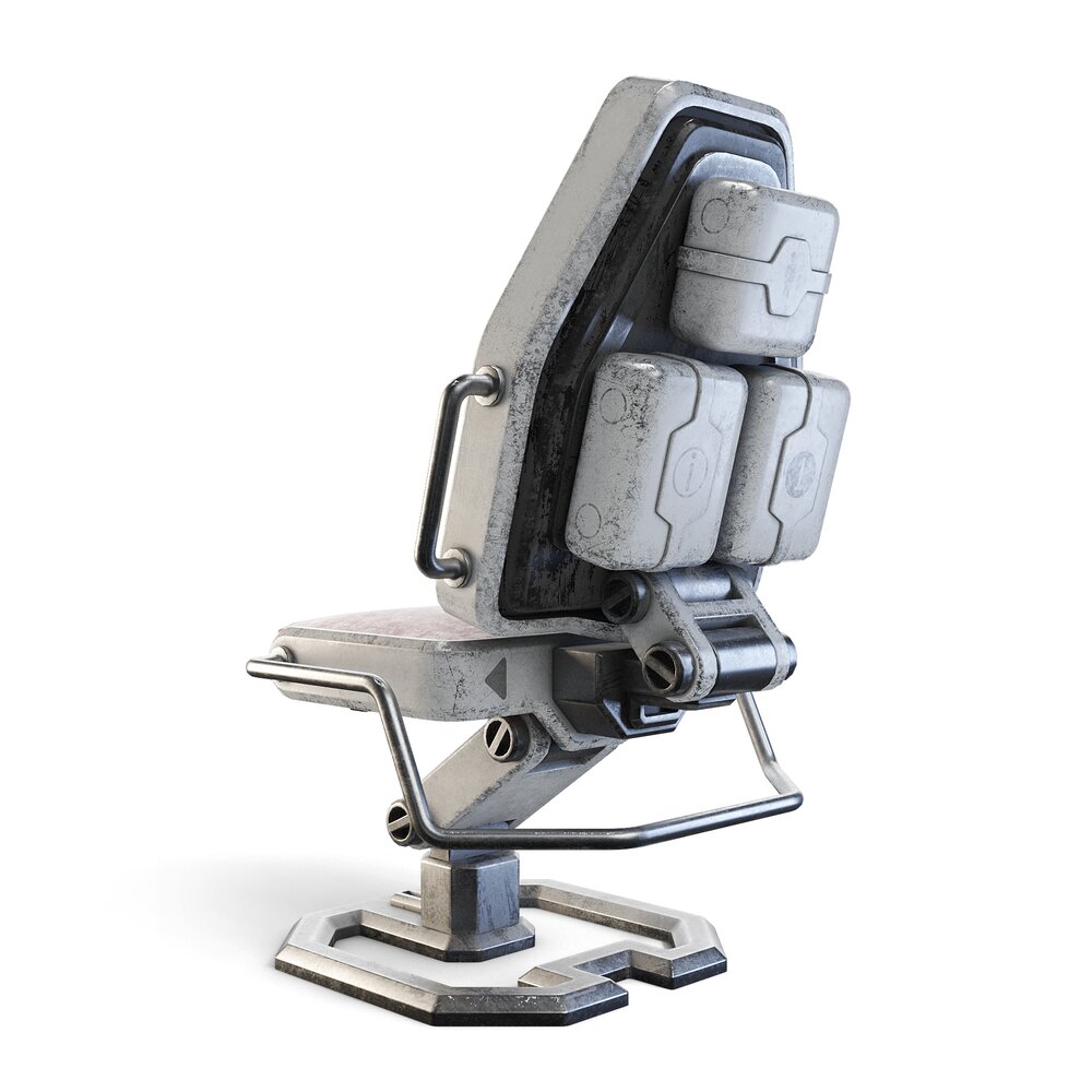 Space Station Chair 3D model - Download Chair on 3DModels.org