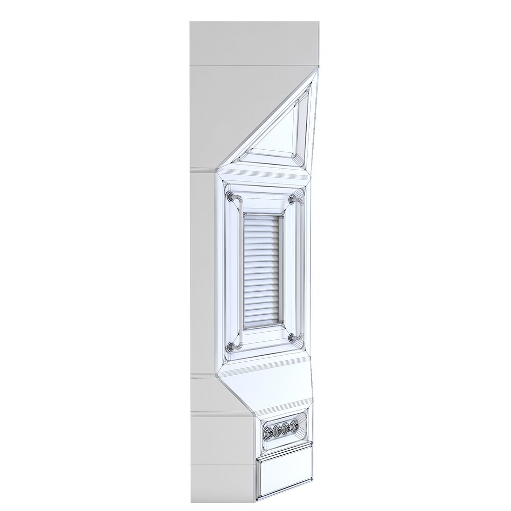 Space Station Wall – Corner Inside 3D model - Download Space Stations ...