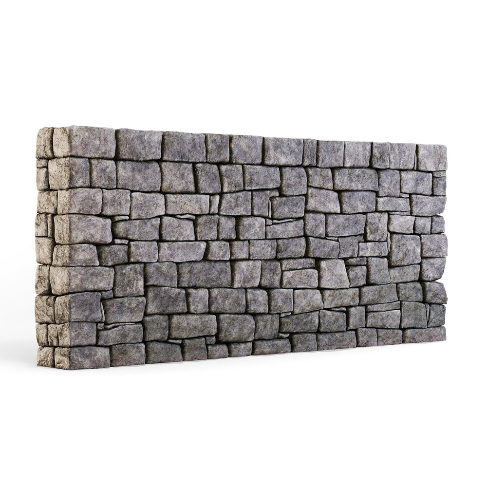 Forge Stone Wall 3D model - Download Street elements on 3DModels.org
