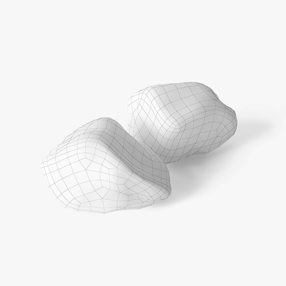 Pair of Rough Stones 3D model - Download Landscapes on 3DModels.org