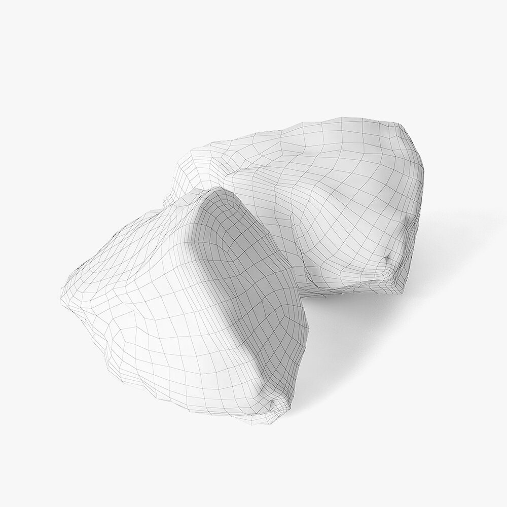 Two Large Rocks 3D model - Download Landscapes on 3DModels.org