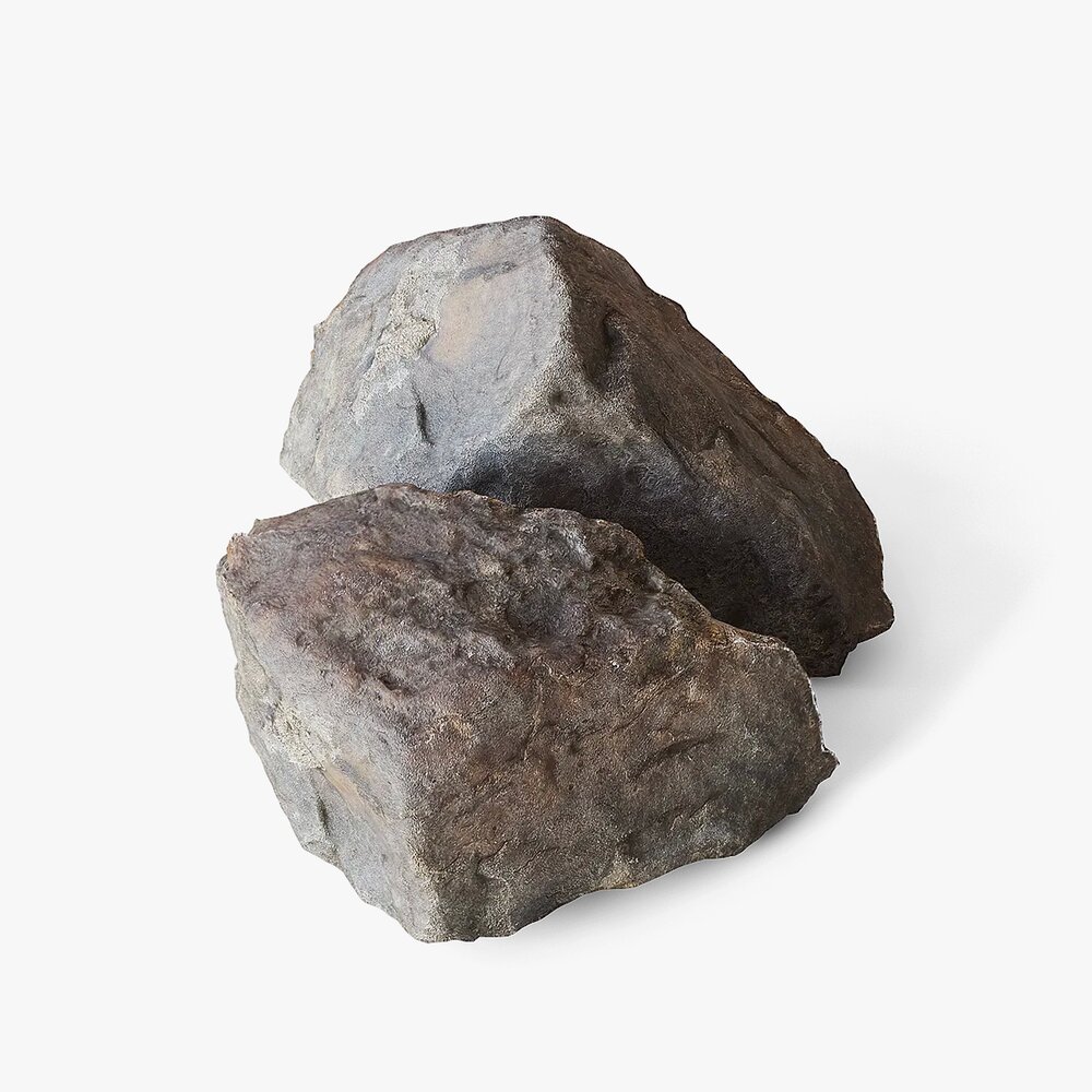 Two Large Rocks 3D model - Download Landscapes on 3DModels.org