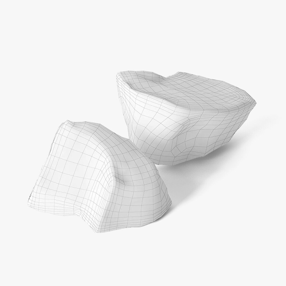Two Slate Rocks 3D model - Download Landscapes on 3DModels.org