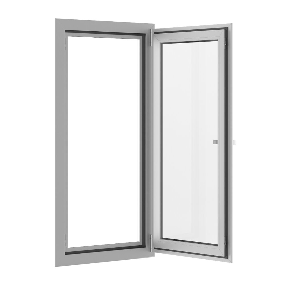 Metal Window 620mm x 1260mm 3D model - Download Building components on ...