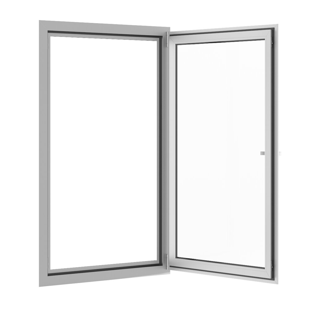 Metal Window 910mm x 1500mm 3D model - Download Building components on ...