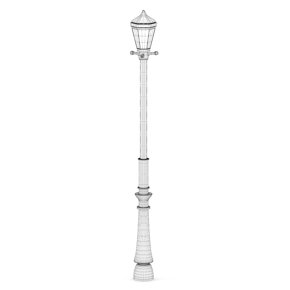 Classic Street Lamp 03 3D model - Download Street elements on 3DModels.org