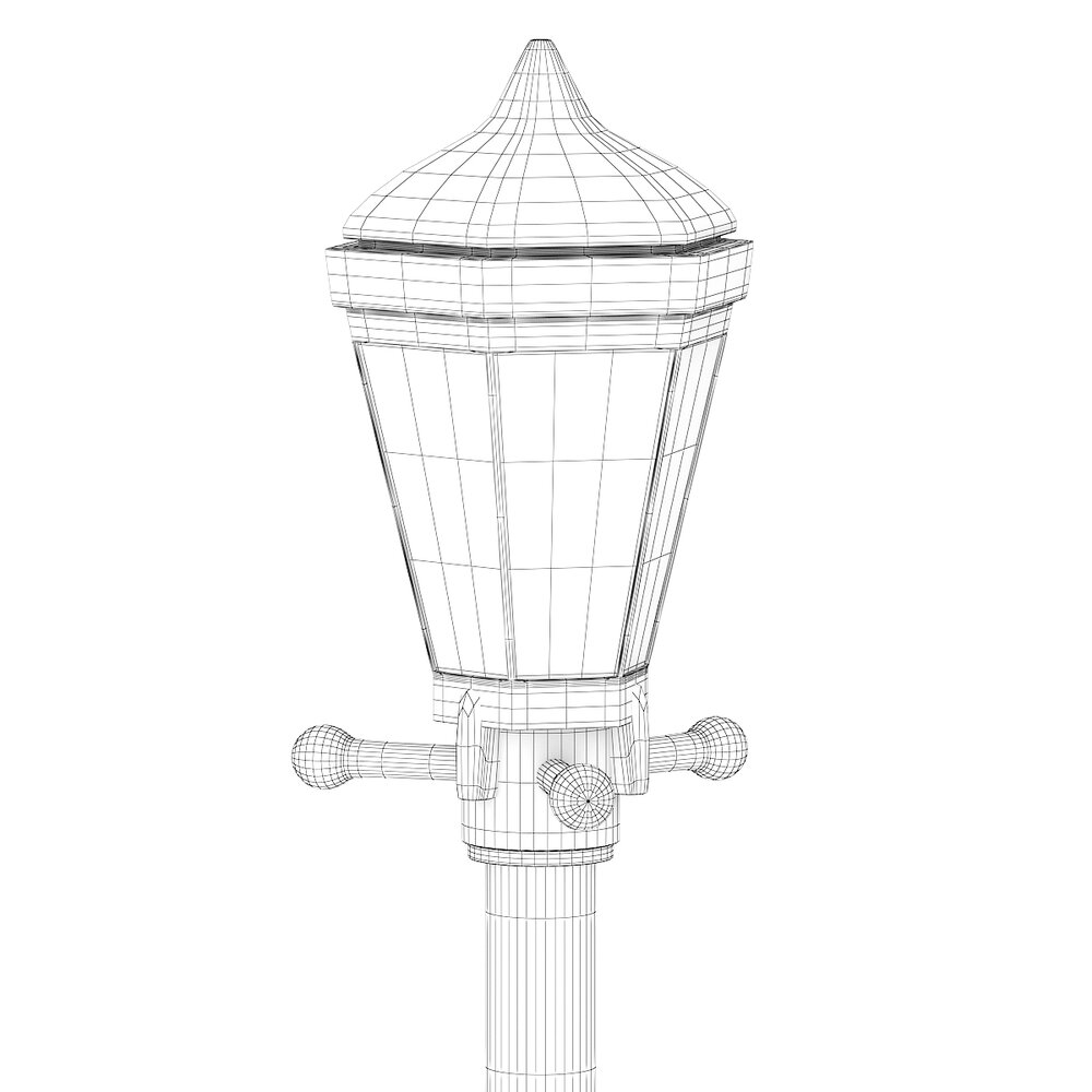 Classic Street Lamp 03 3D model - Download Street elements on 3DModels.org