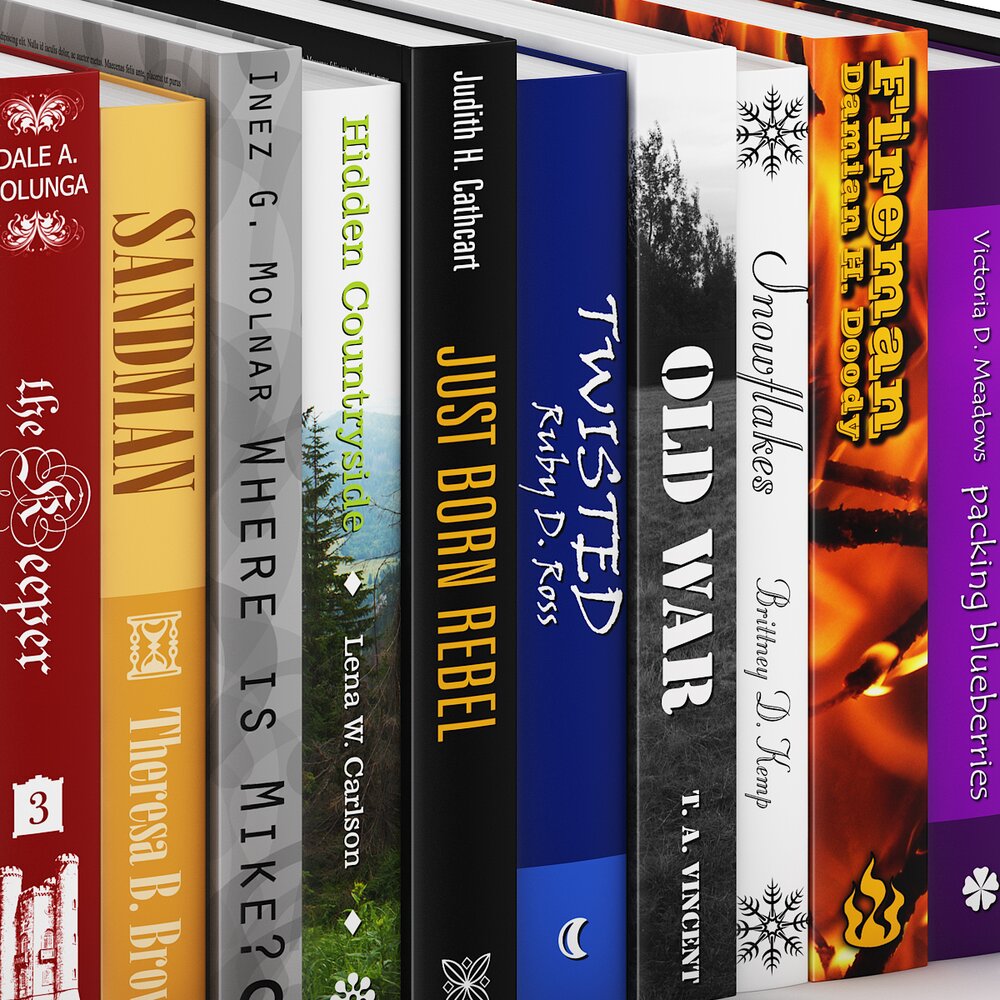 Novel Books 4 3D model - Download Stationery on 3DModels.org