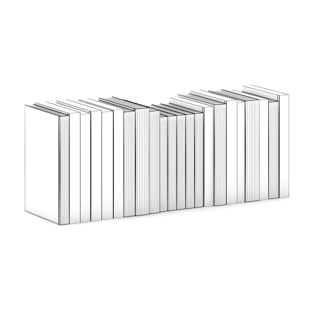 Architecture and Design Books 3 3D model - Download Stationery on ...