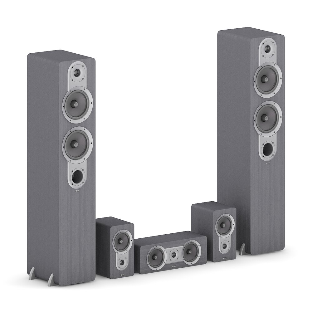 Speaker Set 1 3D model - Download Audio Devices on 3DModels.org