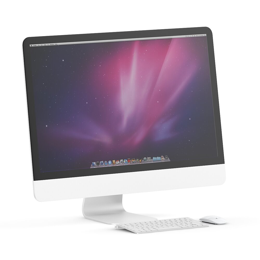 All-in-one Computer 2 3D model - Download Desktop Computer on 3DModels.org