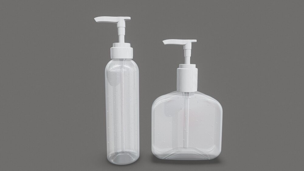 Alcohol Gel – Hand Sanitizer Dispensers 3D model - Download Medical ...