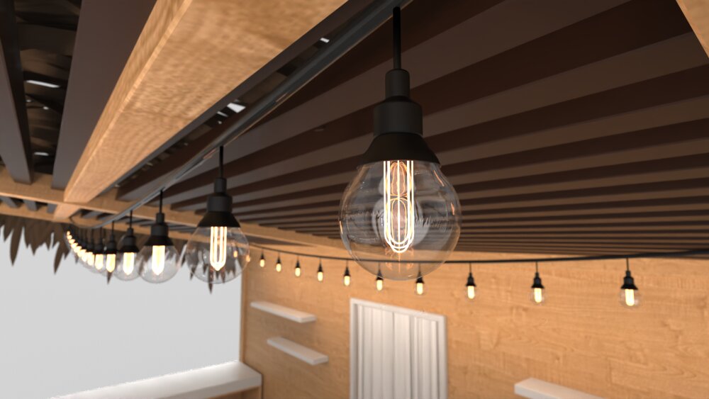 Beach Bar 5×5 Meters 3D model - Download Commercial Building on ...