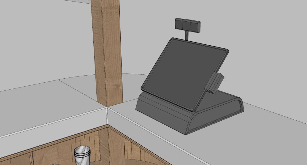 Beach Bar 5×5 Meters 3D model - Download Commercial Building on ...
