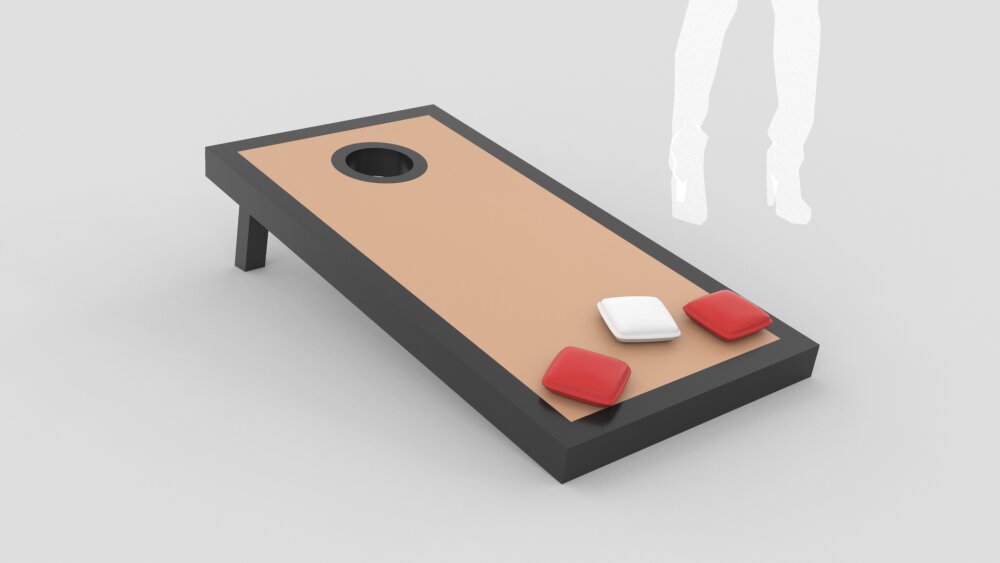 Cornhole Game 3D model - Download Toys on 3DModels.org