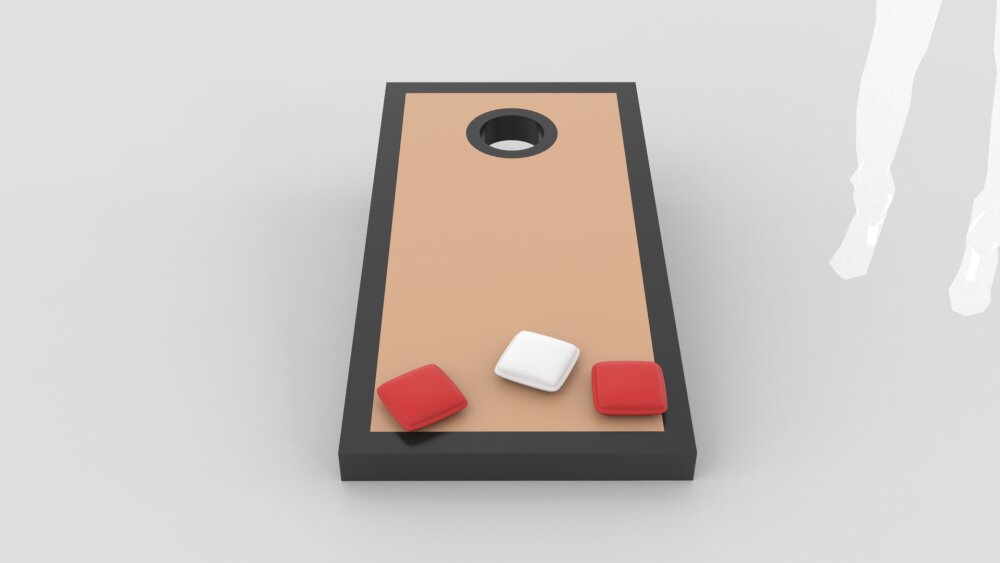 Cornhole Game 3D model - Download Toys on 3DModels.org