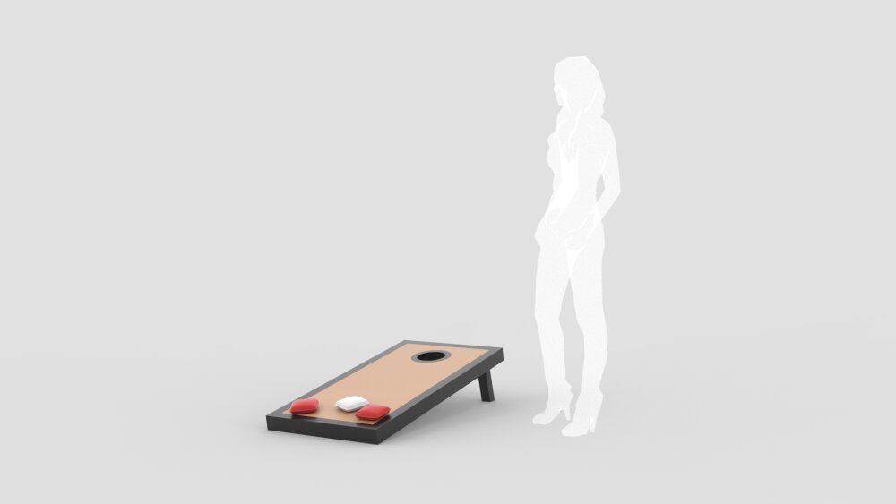 Cornhole Game 3D model - Download Toys on 3DModels.org