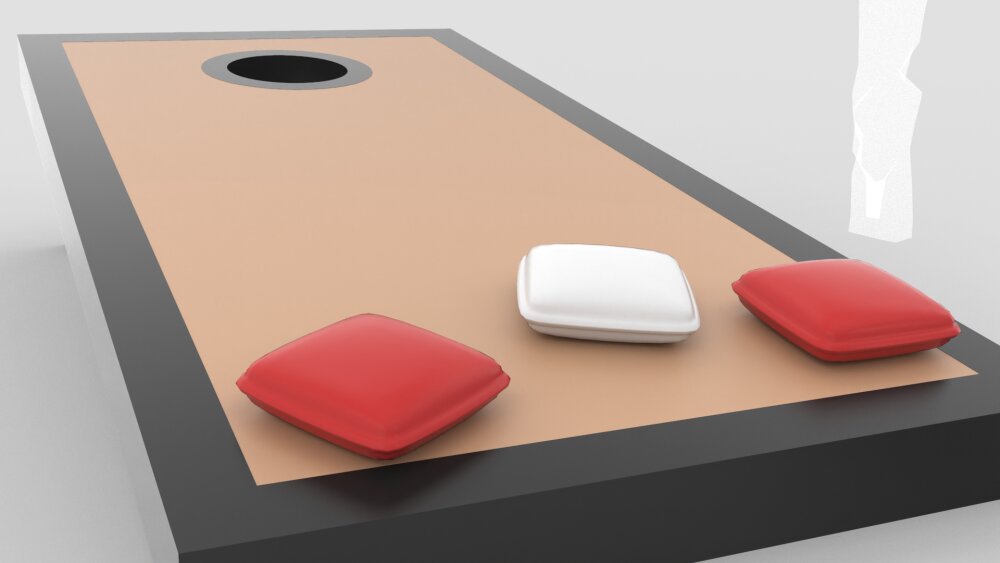 Cornhole Game 3D model - Download Toys on 3DModels.org