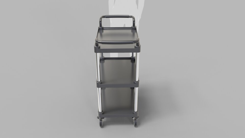 Food Service Cart 3D model - Download Tools on 3DModels.org