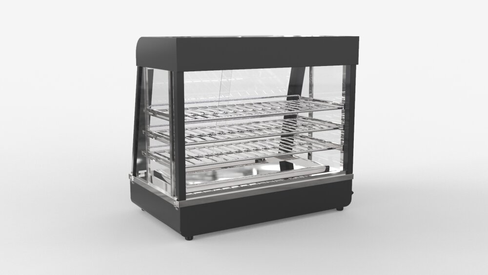 Hot Food Display 3D model - Download Commercial Appliance on 3DModels.org
