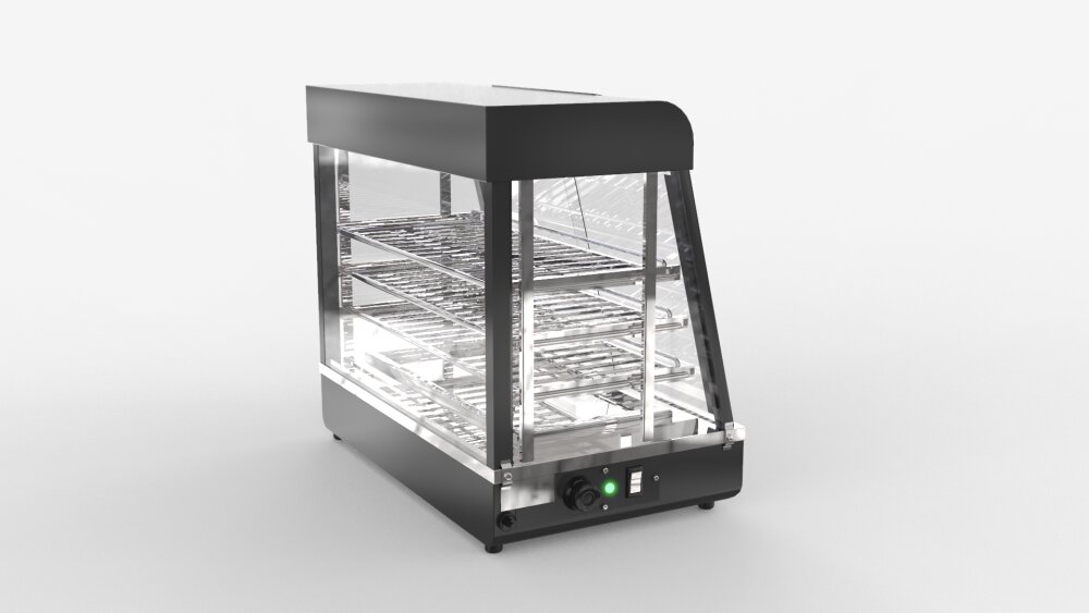 Hot Food Display 3D model - Download Commercial Appliance on 3DModels.org