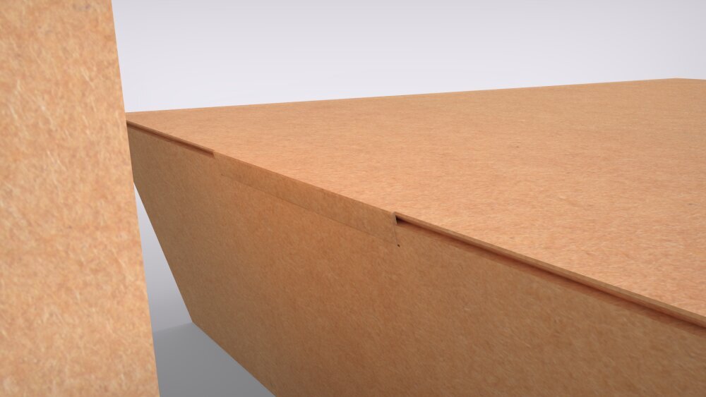 Kraft Paper Food Packaging 3D model - Download Packaging and Boxes on ...