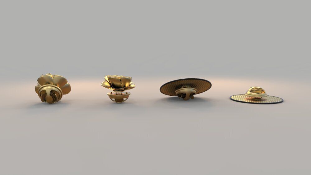 Lapel Pin 3D model - Download Accessories on 3DModels.org