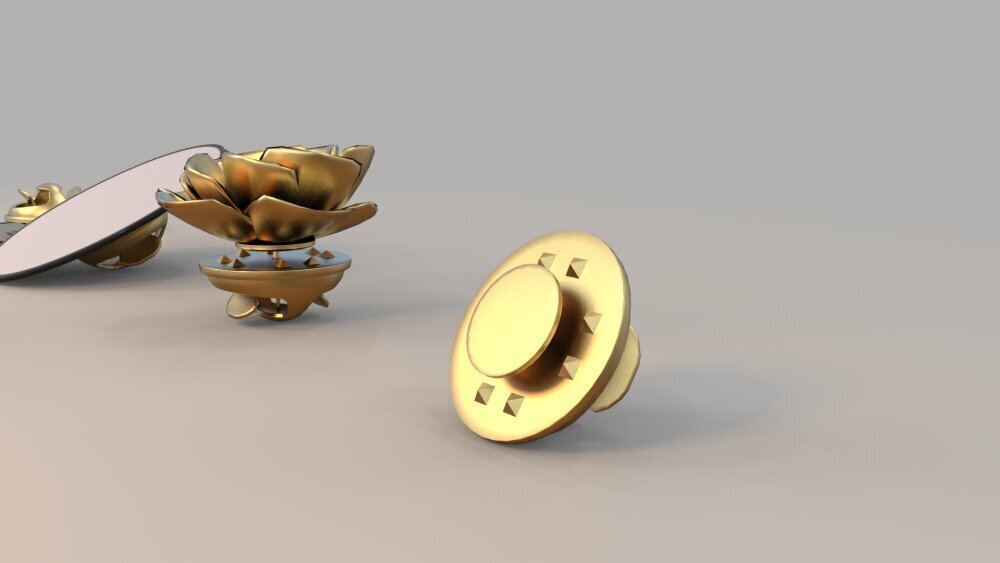 Lapel Pin 3D model - Download Accessories on 3DModels.org