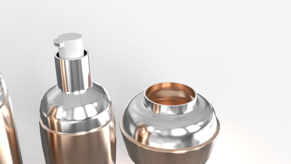 Lotion Bottles 3D 모델 - 다운로드 아름다움과 건강 on 3DModels.org