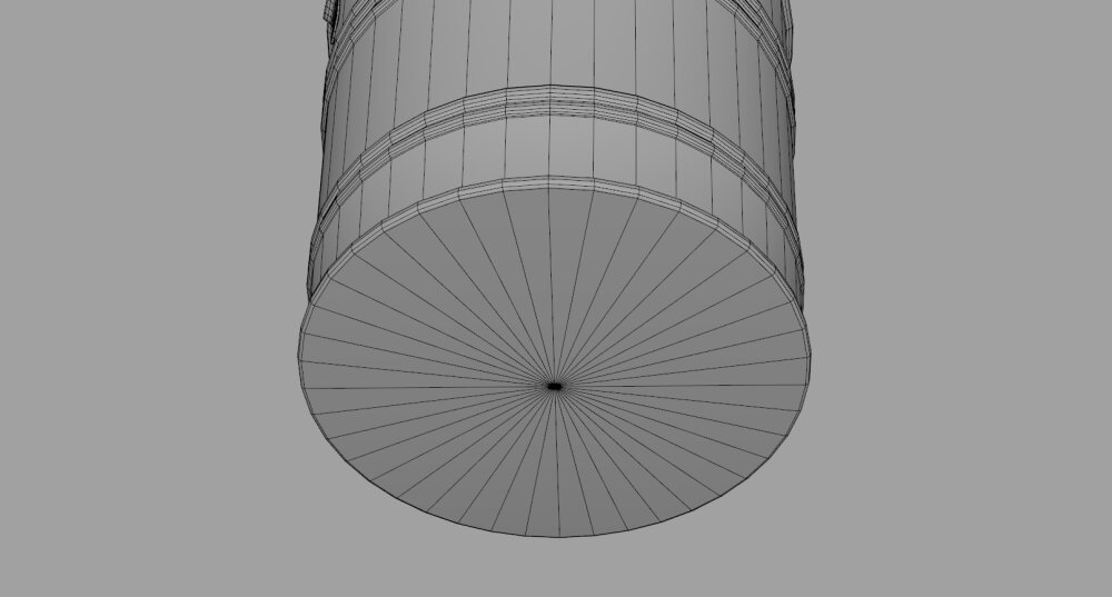 Metal Bucket with Wire Handle 3D model - Download Tools on 3DModels.org