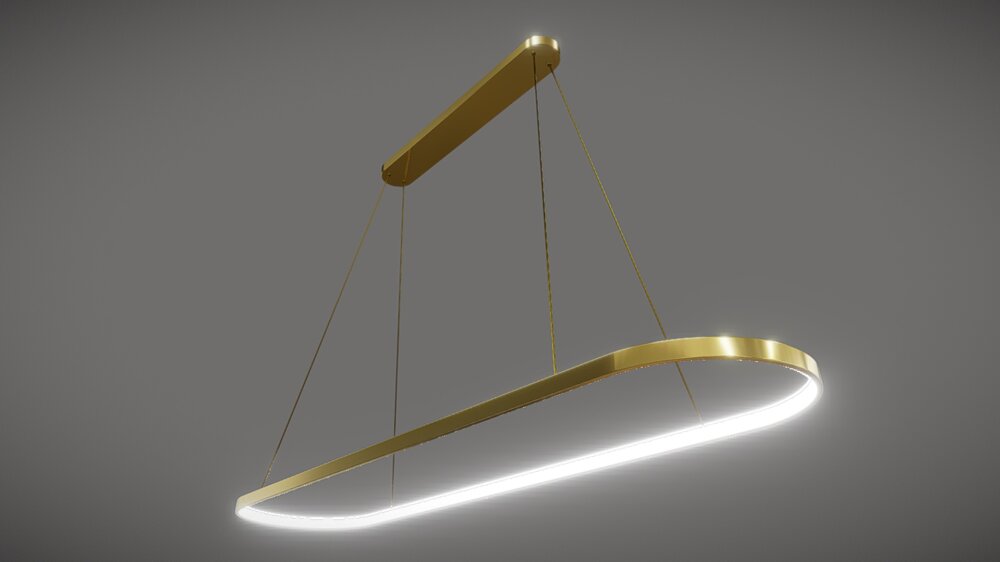 Modern Minimalist Hanging Lamp 3D model - Download Lamp on 3DModels.org