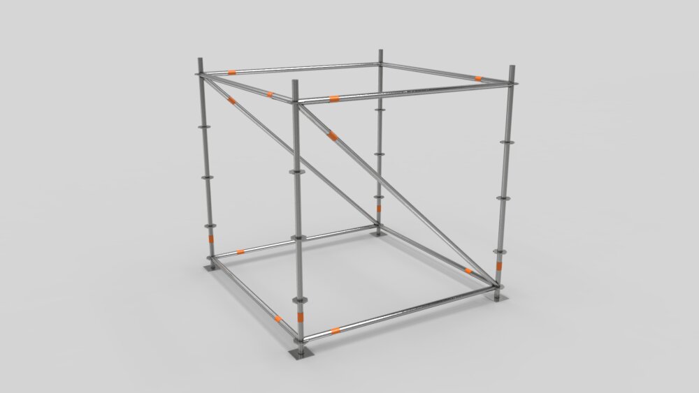 Scaffold Layher Module 3D 모델 - 다운로드 on 3DModels.org