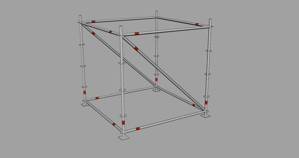 Scaffold Layher Module 3D 모델 - 다운로드 on 3DModels.org