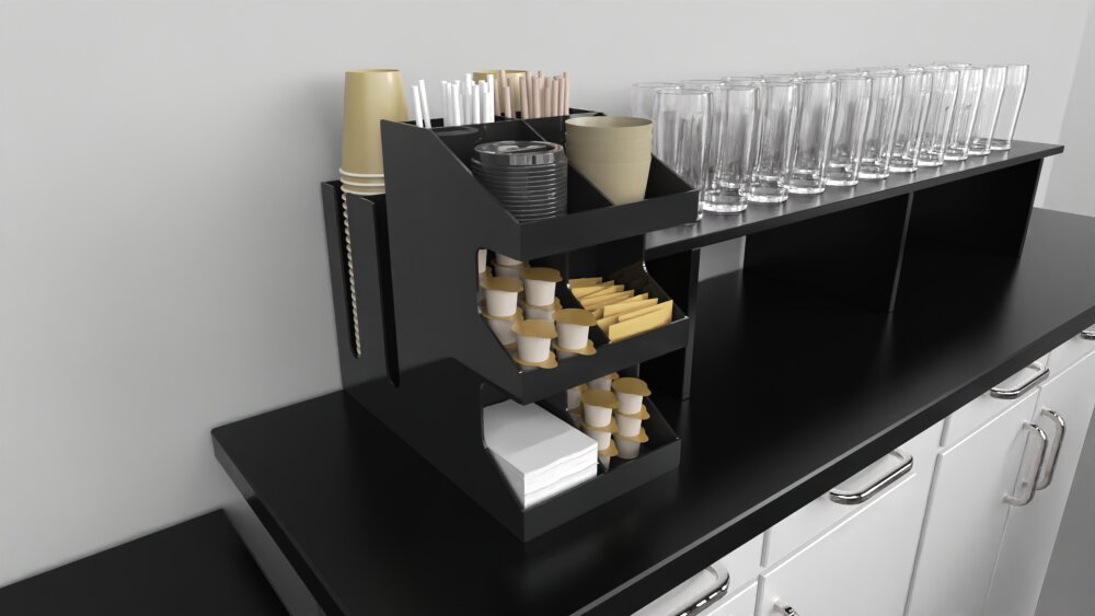 Stand Bar with Overhead Lighting 3D model - Download Commercial ...