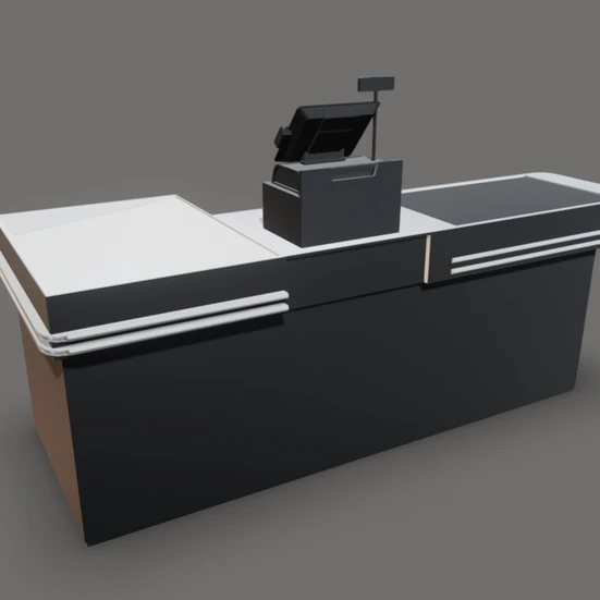 Cashier desk 3D 모델 다운로드 - 3DModels.org