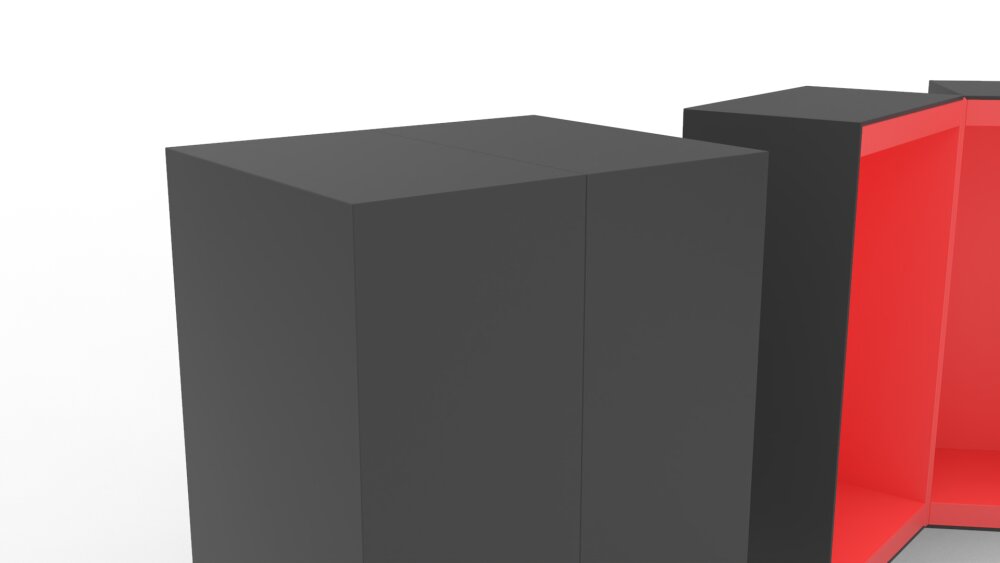 Vertical Magnetic Box 3D model - Download Packaging and Boxes on ...