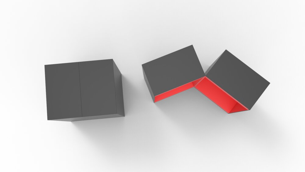 Vertical Magnetic Box 3D model - Download Packaging and Boxes on ...