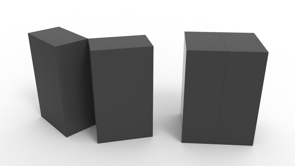 Vertical Magnetic Box 3D model - Download Packaging and Boxes on ...