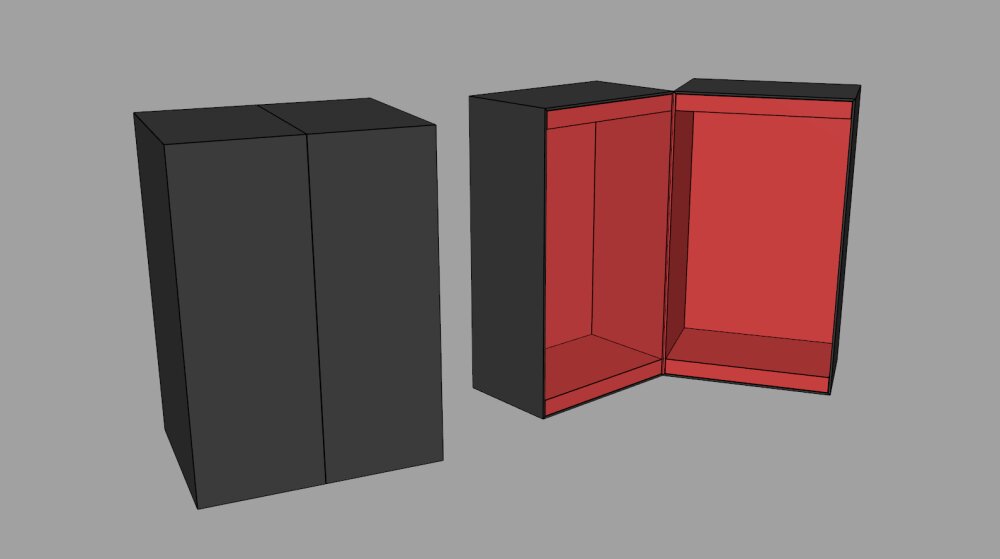 Vertical Magnetic Box 3D model - Download Packaging and Boxes on ...