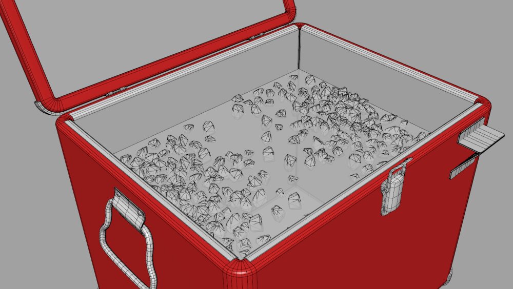 Cooler de Metal Vintage Modelo 3D - Baixar Hobbies no 3DModels.org