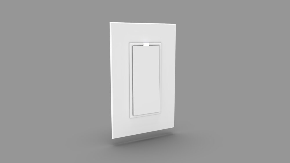 Wall Switch and Plug Socket 3D model - Download Building components on ...