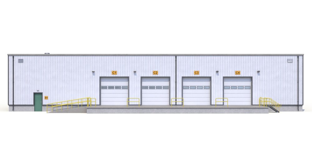 Industrial Warehouse 23 Pbr 3D model - Download Infrastructure ...