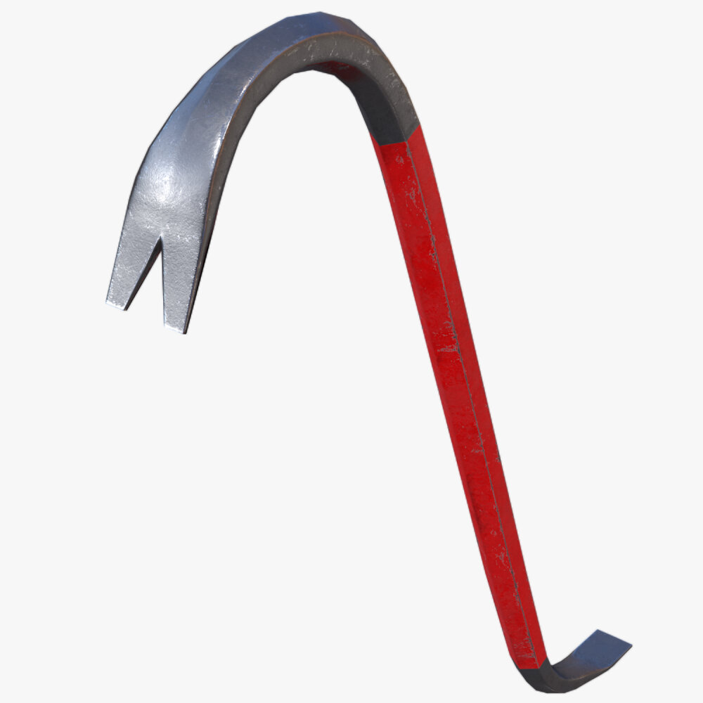 Crowbar Game Ready PBR 3D model - Download Tools on 3DModels.org