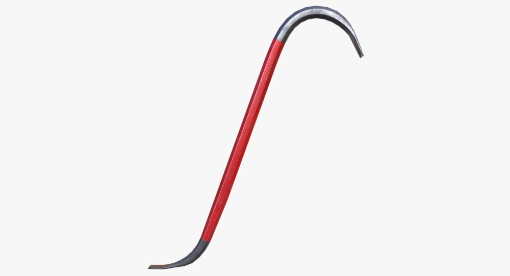 Crowbar Game Ready PBR 3D model - Download Tools on 3DModels.org