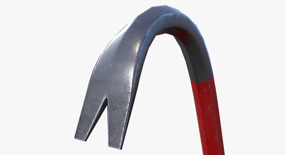 Crowbar Game Ready PBR 3D model - Download Tools on 3DModels.org