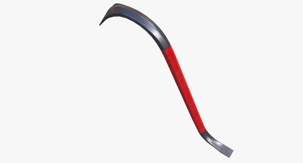 Crowbar Game Ready PBR 3D model - Download Tools on 3DModels.org